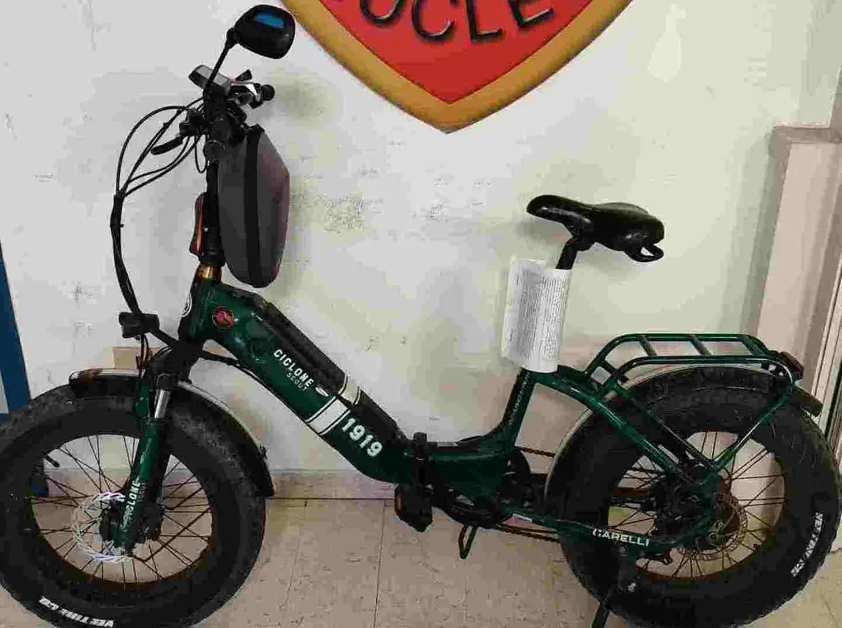 Recuperata bici elettrica rubata | Il Centro