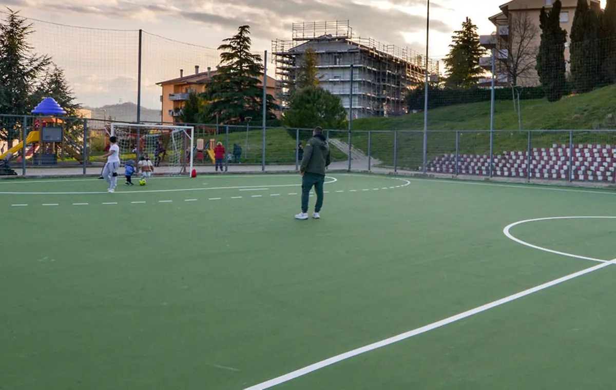 Via Aurini, inaugurato il campetto | Il Centro