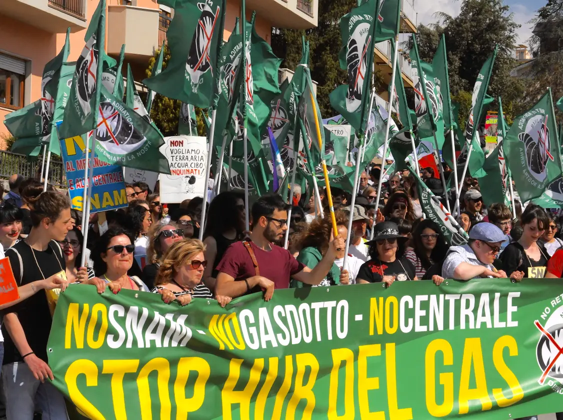 «Una manifestazione a Roma contro la centrale Snam» | Il Centro